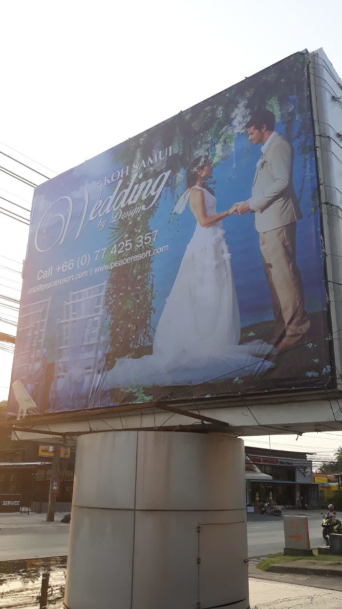 Billboard Advertising Koh Samui | www.chameleonproduction.com